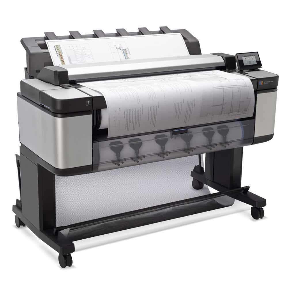 Multifuncional Plotter HP T3500 36" Imprime até tamanho A0/E, Informtica - NAGEM